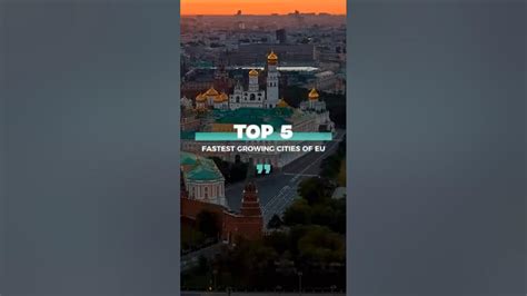 Top 5 Fastest Growing Cities In Europe Shorts Youtube