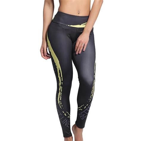 Refinement Brief Leggings Lines Digital Printing Women Pants New Coming