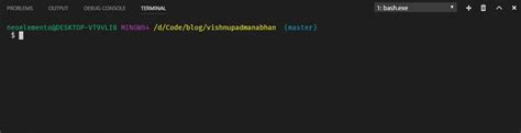 styling git bash