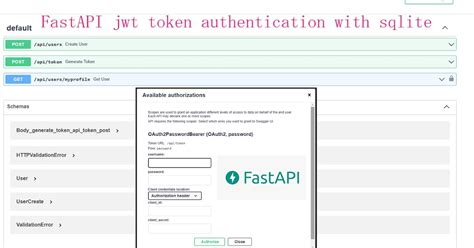 fastapi jwt token authentication with sqlite tutorial101