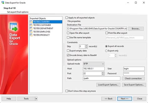 Data Export For Oracle Sql Manager