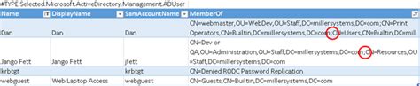 powershell exporting multi valued attributes with export