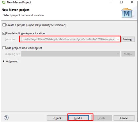 how to create a maven project and design mvc framework