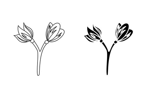 Flower Icon Bundle 315 Graphic By Raysaozora · Creative Fabrica