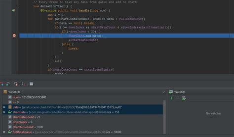 java observablelist throwing nullpointerexception