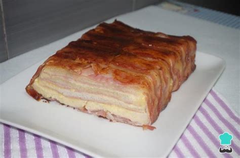 Pastel Salado De Pan De Molde Al Horno