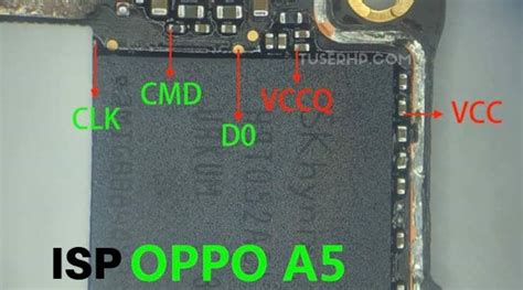 Oppo A5 Cph1809 Emmc Isp Pinout Download For Flashing And
