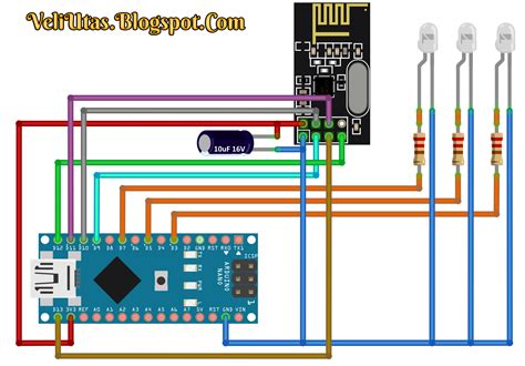 nrf24l01 pinout arduino nano