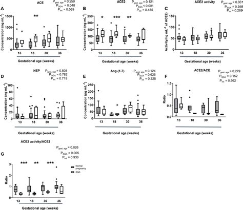 Plasma Levels And Activity Of A Ace B C Ace2 And D Nep As Well