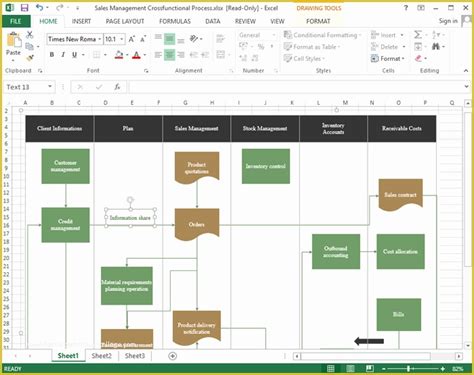 excel flowchart template free download of sample flow chart template 19