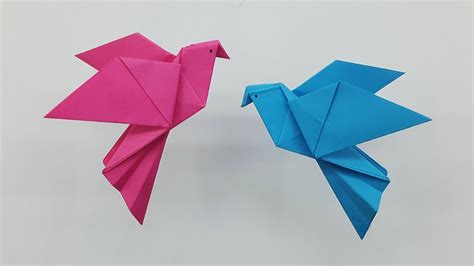 3d Paper Birds Making Tutorial Easy Origami How To Make A Paper