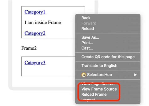 handling nested iframes in selenium
