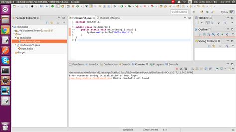 java application not working with java9 and eclipse