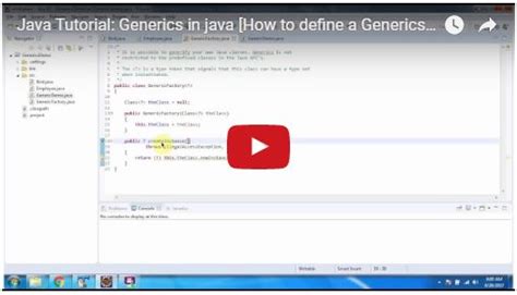 java ee java tutorial generics in java [how to define a generics