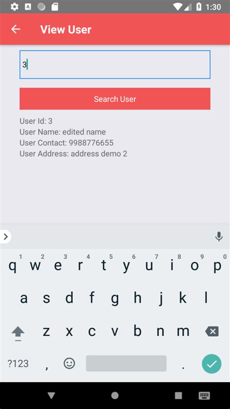 example of sqlite database in react native about react