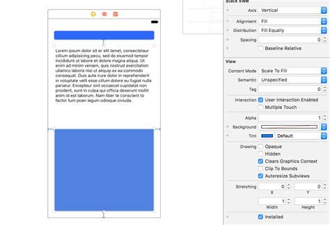 making an auto layout of uiimageview and textview inside scrollview for