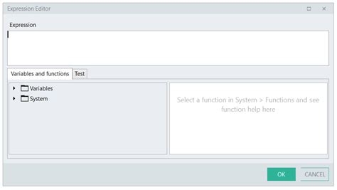 expression editor