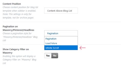 how to add infinite scroll in wordpress qode interactive