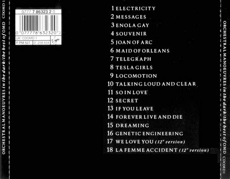 Karacasblog Omd Orchestral Manoeuvres In The Dark