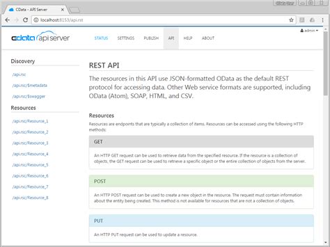 api server overview