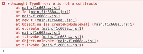 uncaught in promise typeerror e is not a constructor · issue 9929