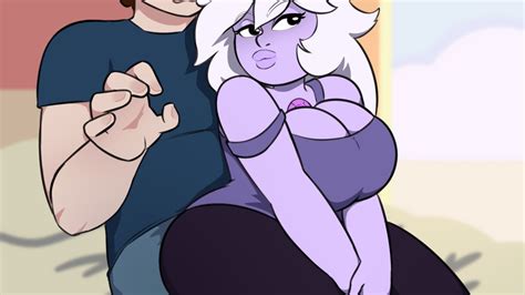 rule 34 1girls amethyst steven universe breasts cleavage