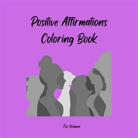 Positive Affirmations Coloring Book Self Love Digital Download 10