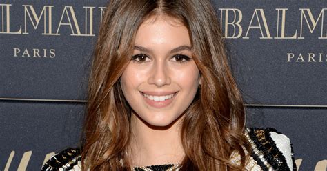 Kaia Gerber Tells Teen Vogue The Person She Trusts To Keep Her Brows