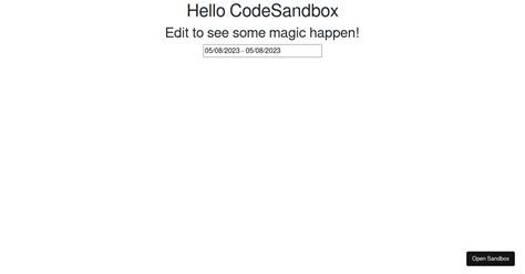react datetime example codesandbox