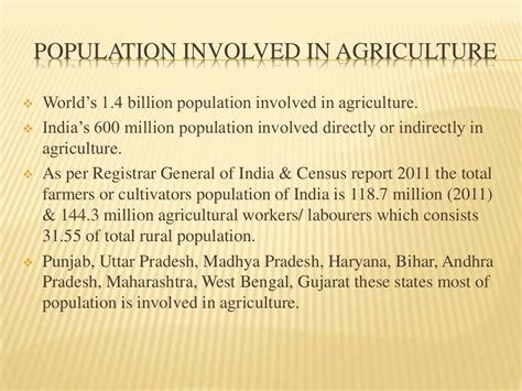 Role Of Agriculture In Economic Development