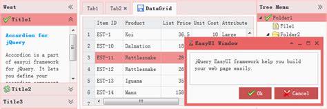 jquery easyui extensions themes