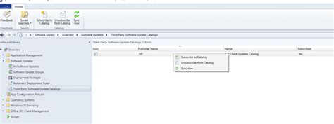 deploy third party software updates with configuration manager