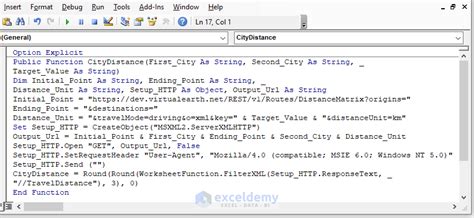 How To Calculate The Distance Between Two Cities In Excel 5 Methods