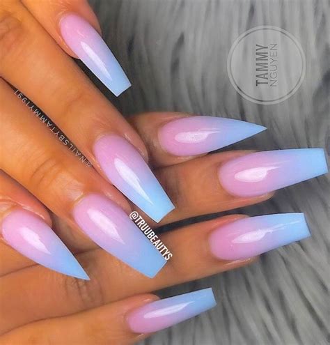 Pinterest Blessed187 Ombre Acrylic Nails Purple Ombre Nails Ombre