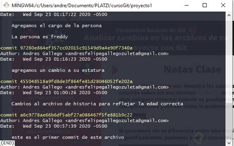 hola que puedo hacer si al hacer git log historia txt me aparece un