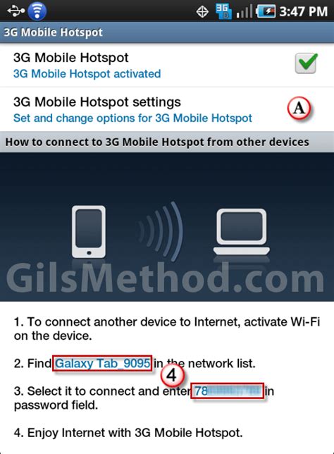 How To Use Your Samsung Tab As A Mobile Hotspot