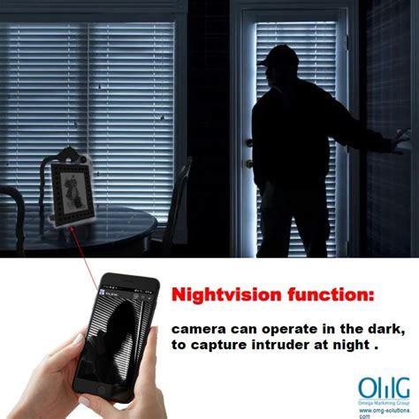 Spy184 Omg Photo Frame Wi Fi Hidden Camera With Motion Detection