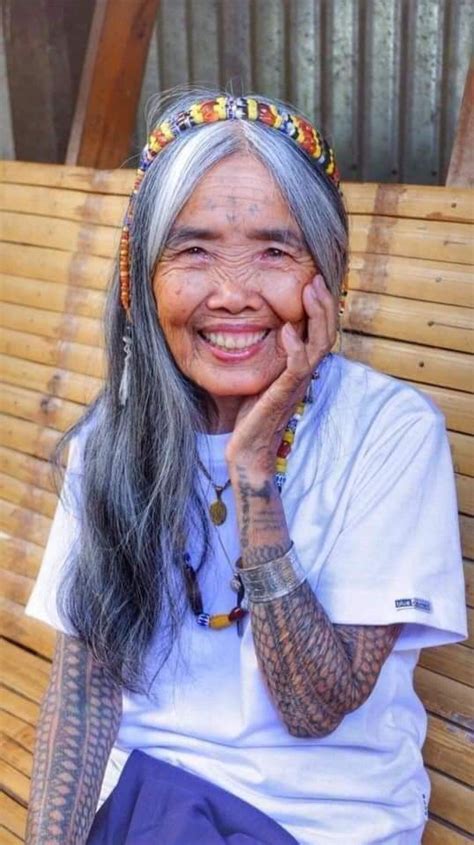 Whang Od Oggay Is A Filipino Tattoo Artist From Buscalan Tinglayan