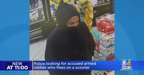 Police Looking For Accused Armed Robber Who Flees On Scooter Cbs Boston