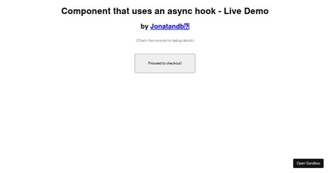 usecart async react custom hook by jonatandb codesandbox