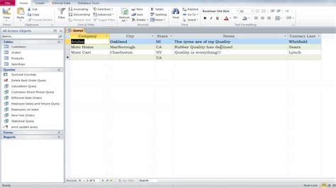 how to create a wildcard query in microsoft access youtube