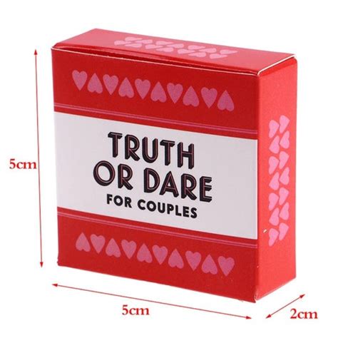 Couples Truth Or Dare Question Cards Game For Couples Etsy