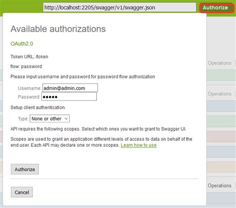 在asp core的swagger中使用jwt（authorization bearer）。 it宝库