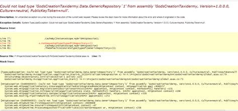 asp net mvc could not load type xxx from assembly from assembly my