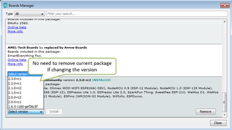 how to resolve “board generic platform esp8266 package esp8266 is