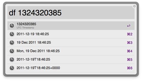 alfred datetime format converter