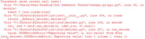 i am getting error with my codes to read twitter data sets