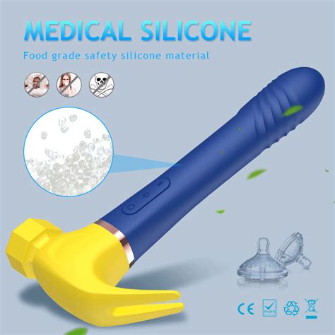 4 In 1 Licking Thrusting Dildo Vibrator For Woman Clitoral G Spot