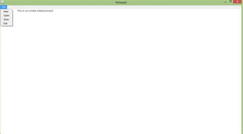 how to create a notepad project in java free source code