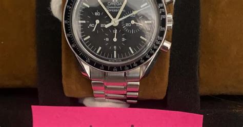 Go Ad Freeomega Speedmaster Moonwatch 42mm Sapphire Sandwich Black Dial